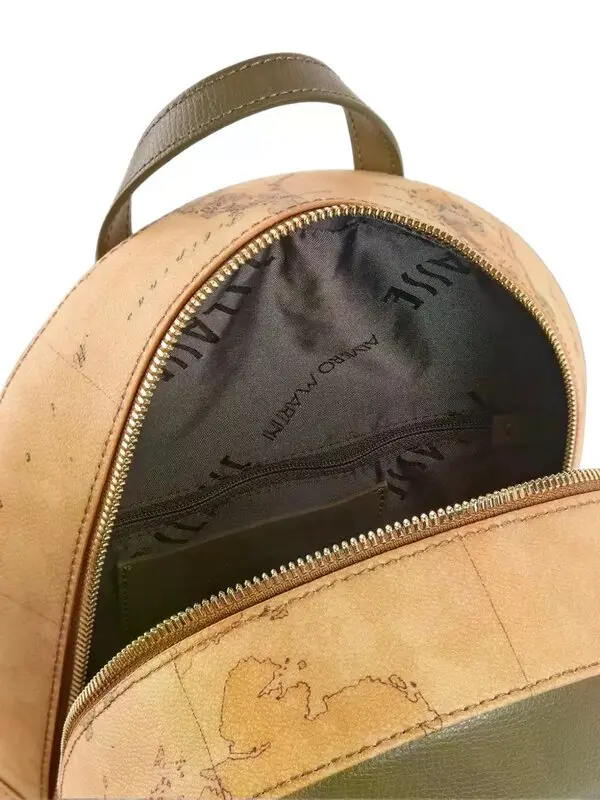 ALVIERO MARTINI 1° CLASSE Geo Saloon Map-print Backpack