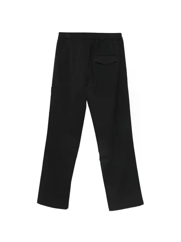 FLANEUR Logo-patch Cargo Pants - Black