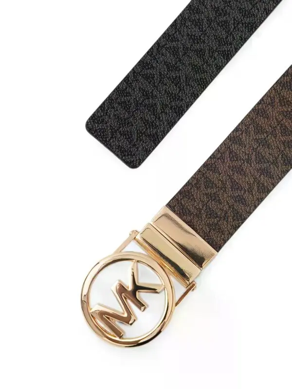 Michael Kors Monogram-print Reversible Belt