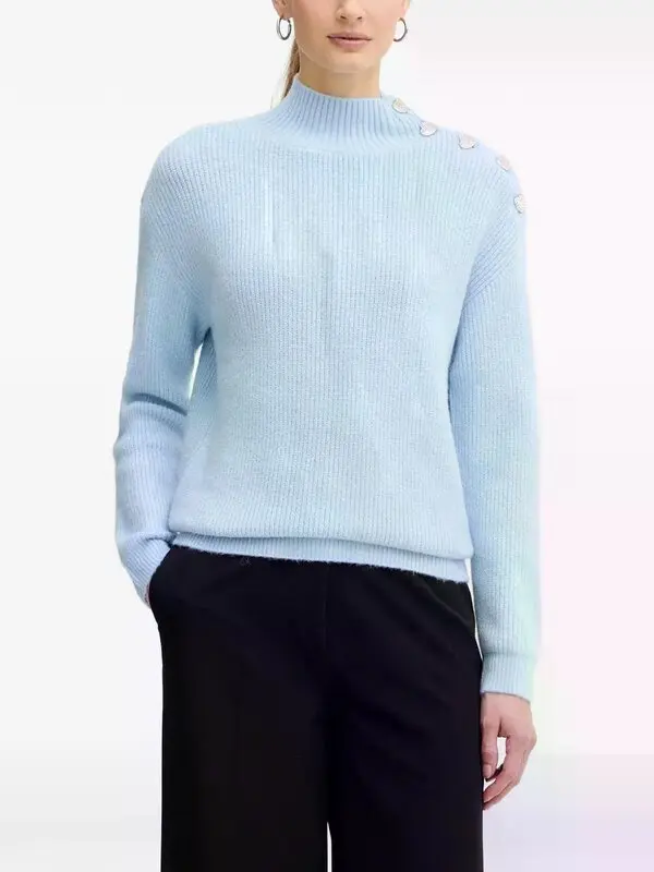 MORGAN Heart Button Sweater