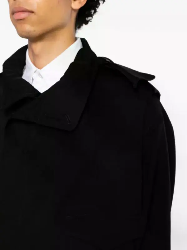 Yohji Yamamoto Epaulette Flap-pocket Jacket