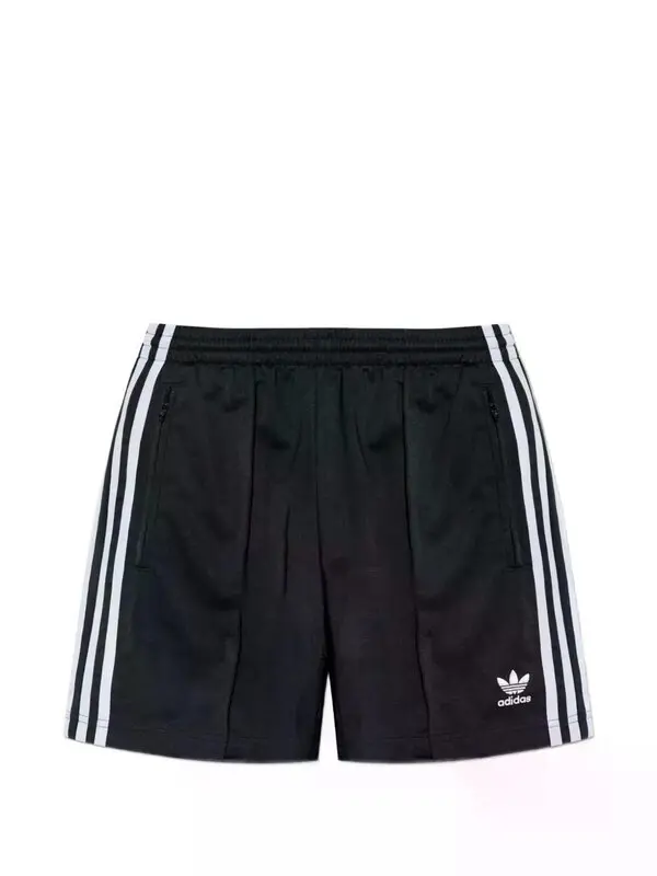 Adidas Firebird Logo-embroidered Shorts - Black