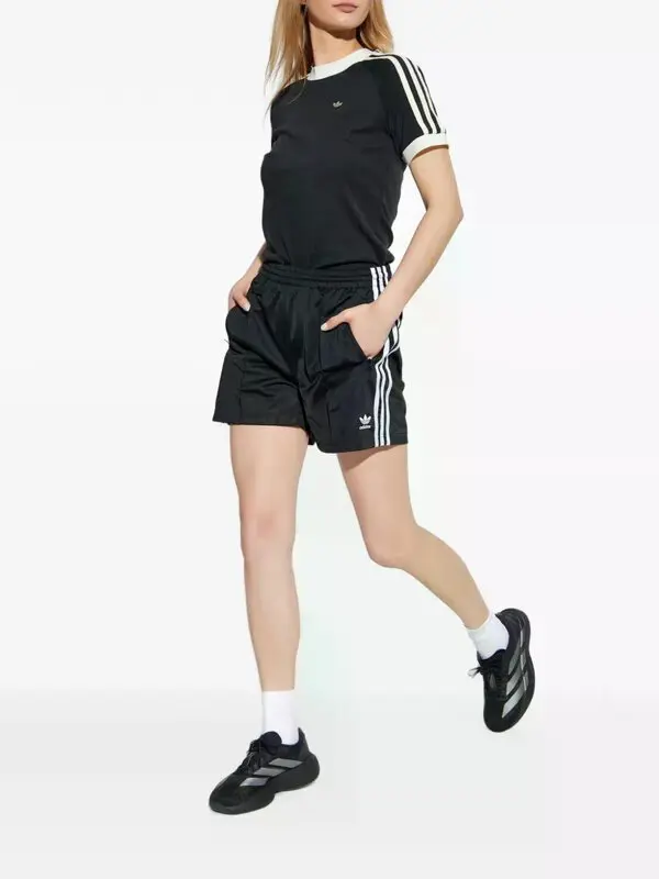 Adidas Firebird Logo-embroidered Shorts