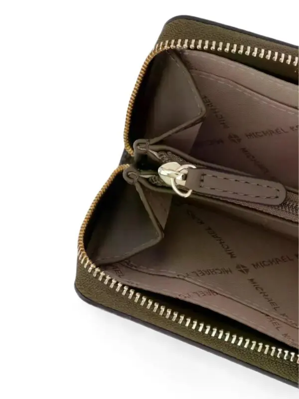 Michael Kors Logo-plaque Pebbled Wallet