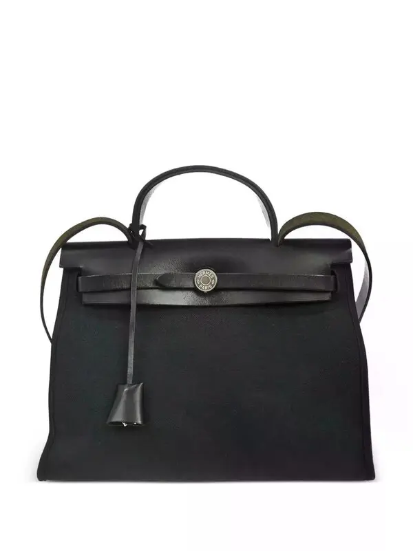 Hermès 2017 Herbag Zip Two-way Tote Bag - Black
