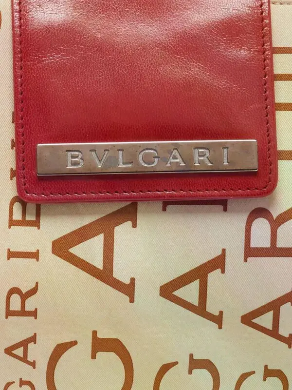 BVLGARI Logomania Calf-leather-trim Tote Bag