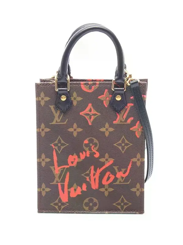LOUIS VUITTON 2010-2026 Monogram Fall In Love Petit Sac Plat Satchel - Brown
