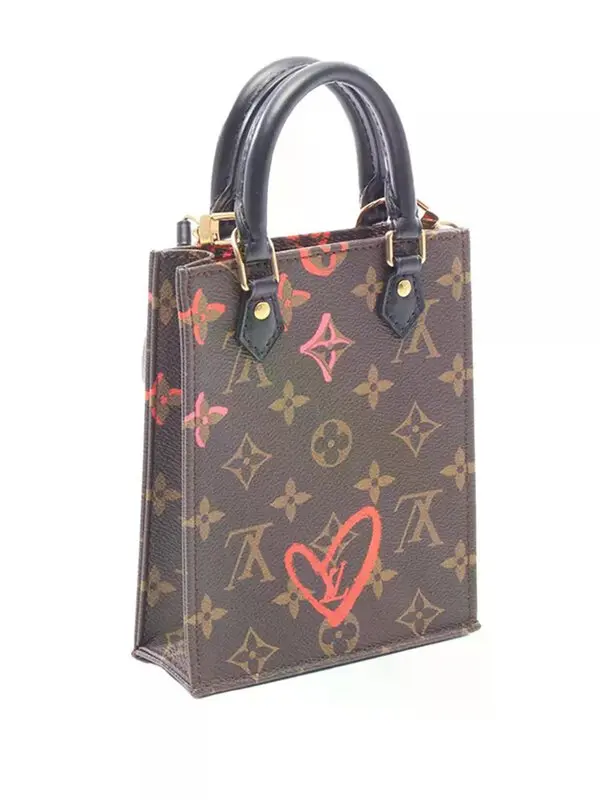 LOUIS VUITTON Monogram Fall In Love Petit Sac Plat Satchel
