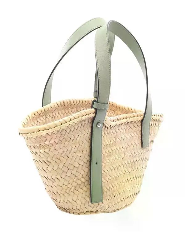 Loewe 2010-2026 Small Raffia Anagram Basket Bag Tote Bag