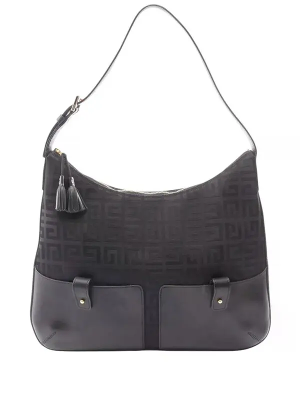 Givenchy 2000-2026 Canvas 4g Shoulder Bag - Black