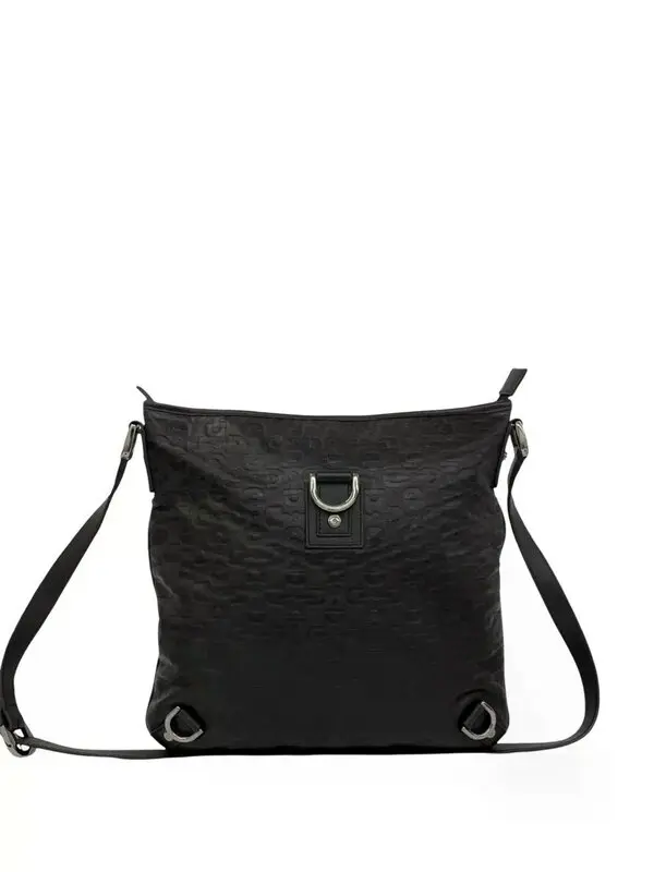 Gucci 2000-2015 Horsebit Embossed Calfskin Abbey D Ring Crossbody Bag - Brown