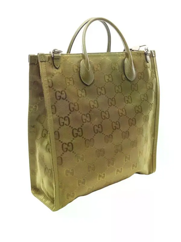 Gucci 2016-2026 Off The Grid Gg Nylon Satchel - Green