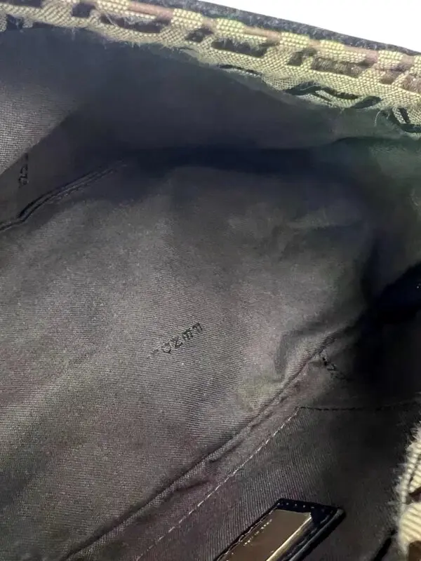 Fendi 2000-2010 Zucchino Canvas Shoulder Bag - Neutrals