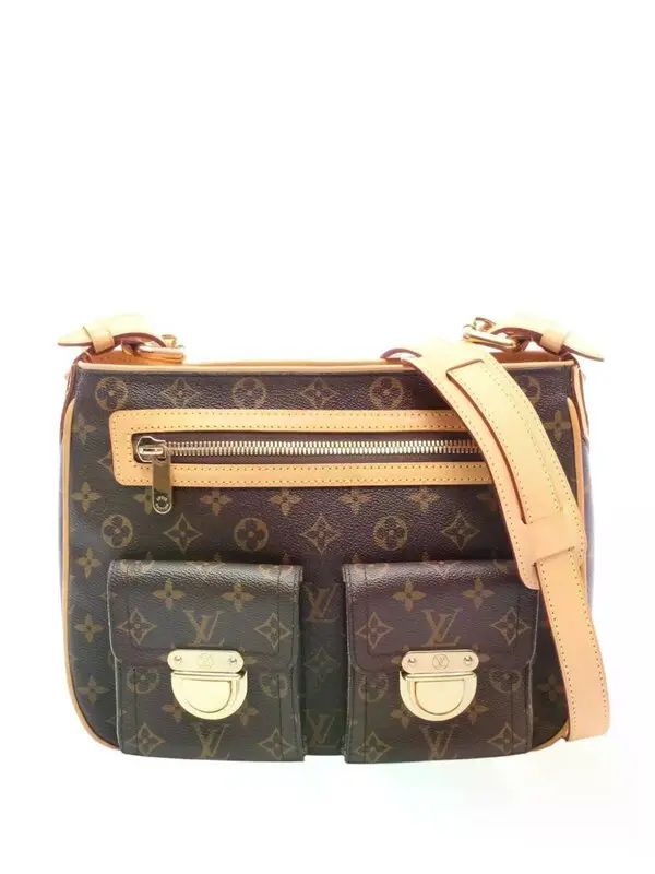 LOUIS VUITTON 2006 Monogram Hudson Gm Crossbody Bag - Brown