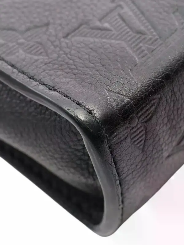 LOUIS VUITTON 2021-2026 Monogram Shadow Gaston Wearable Wallet Crossbody Bag - Black
