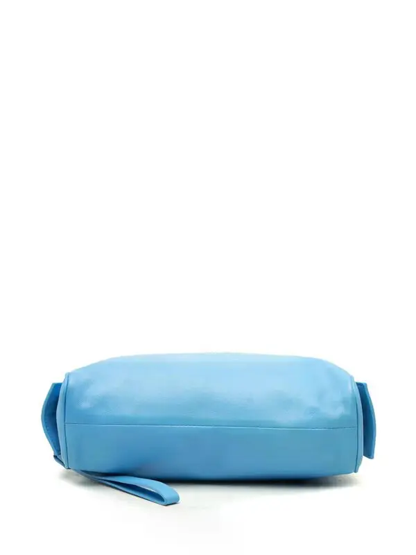 Bottega Veneta Leather Clutch Bag - Blue