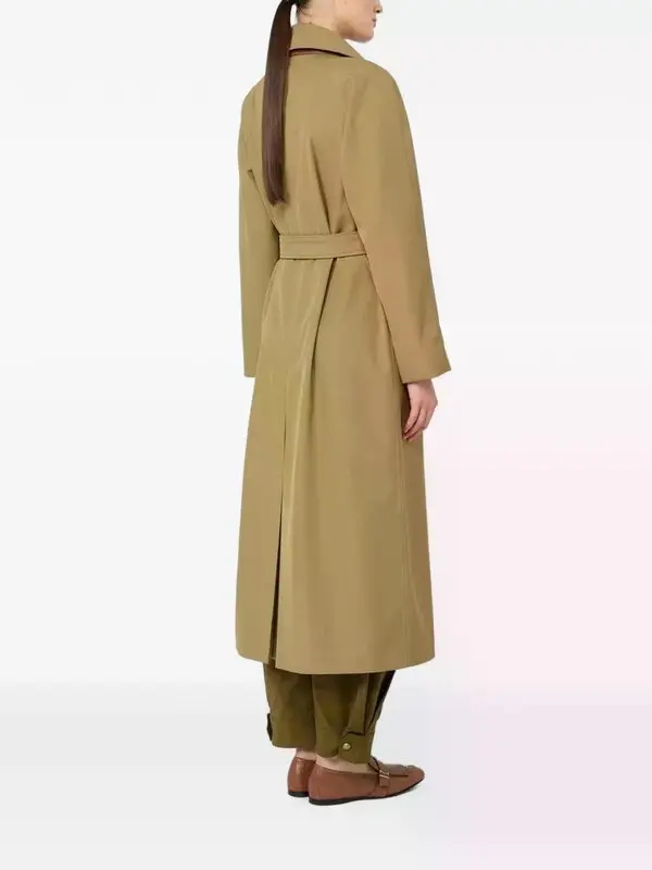 Max Mara Water-repellent Wool-blend Gabardine Trench Coat
