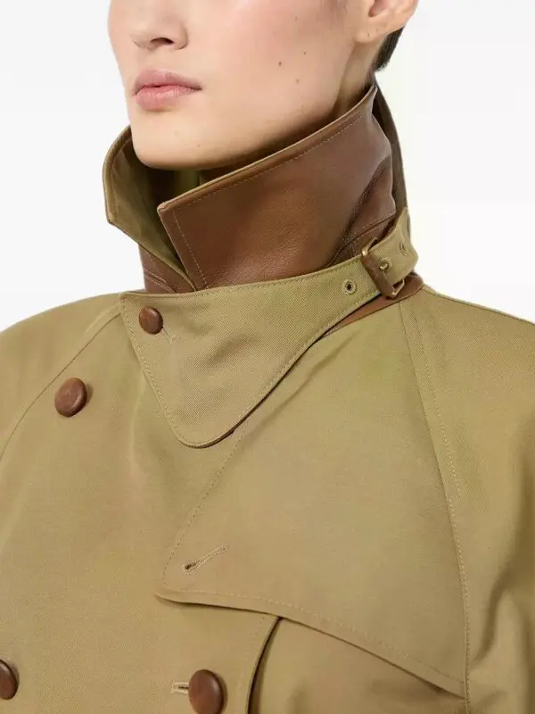 Max Mara Water-repellent Wool-blend Gabardine Trench Coat