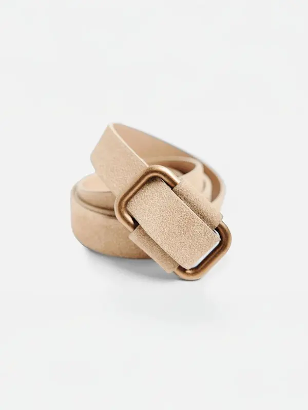 Brochu Walker Saddle Suede Belt - Antler