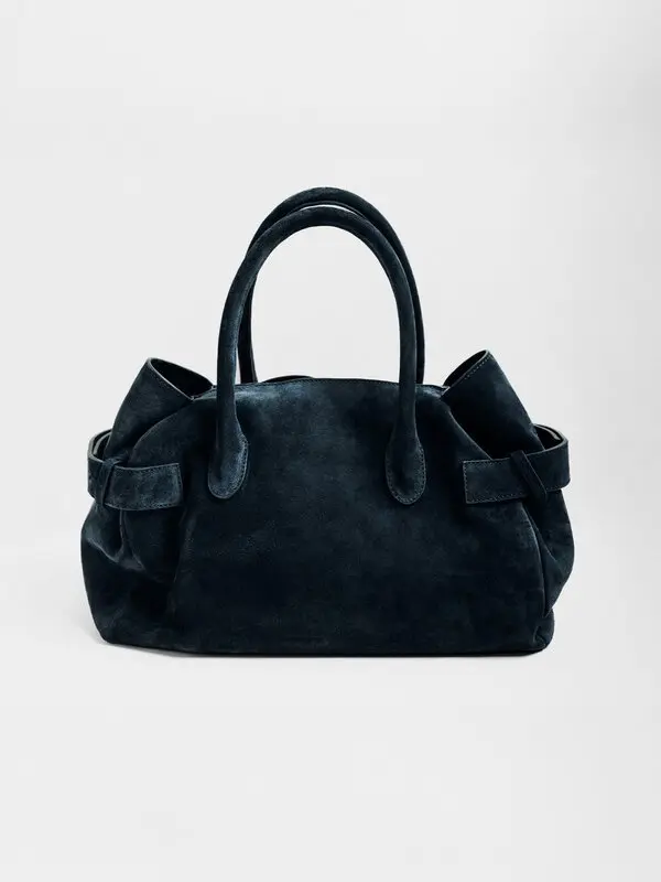 Brochu Walker The Petite Suede Tote - Navy