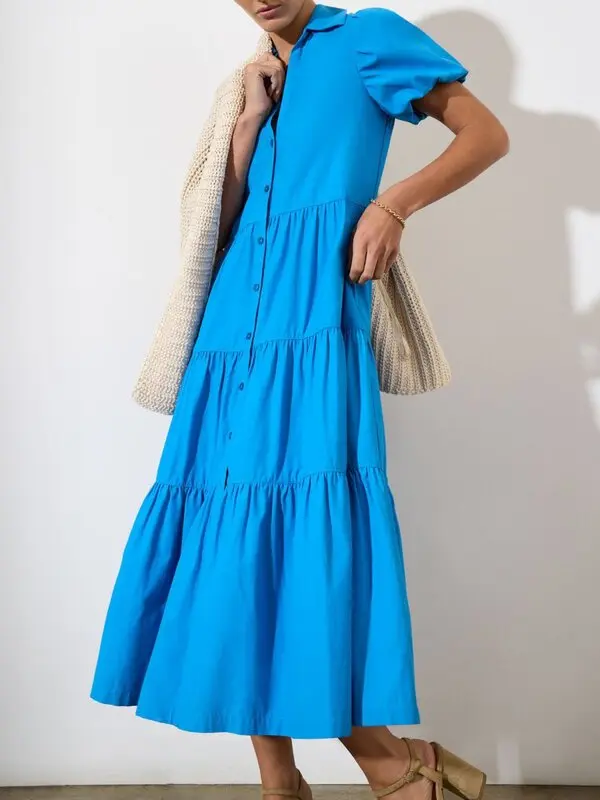 Brochu Walker The Havana Dress - Azure