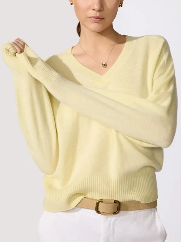 Brochu Walker The Leia Vee Cashmere Sweater