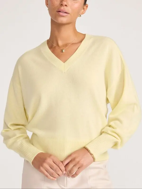 Brochu Walker The Leia Vee Cashmere Sweater