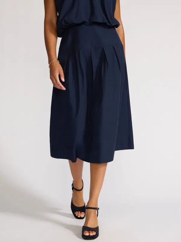 Brochu Walker The Margot Skirt - Navy