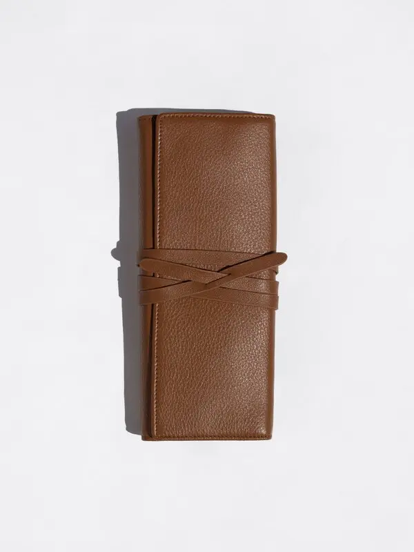 Brochu Walker The Jewelry Travel Roll - Cognac