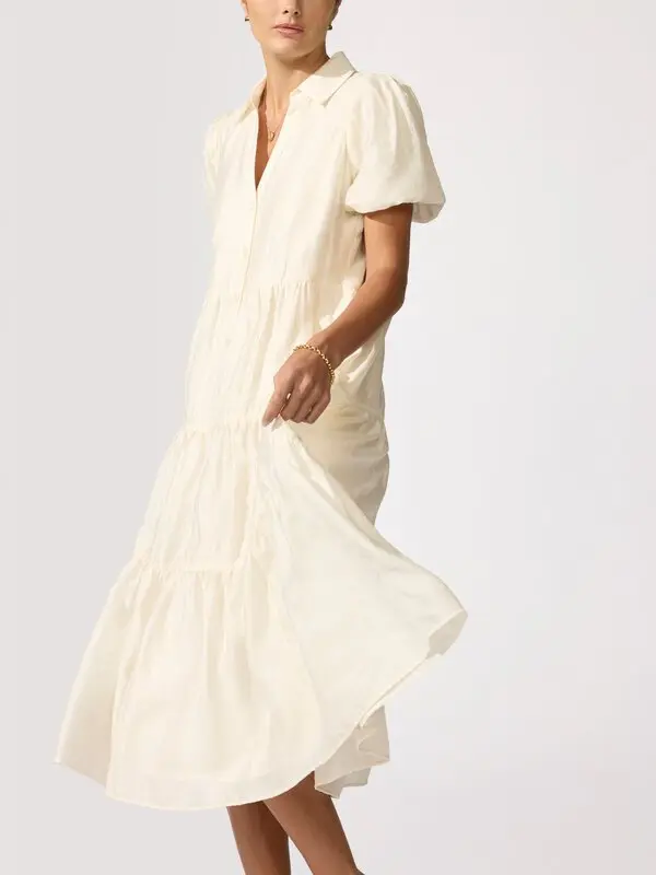 Brochu Walker The Havana Voile Dress - Creme