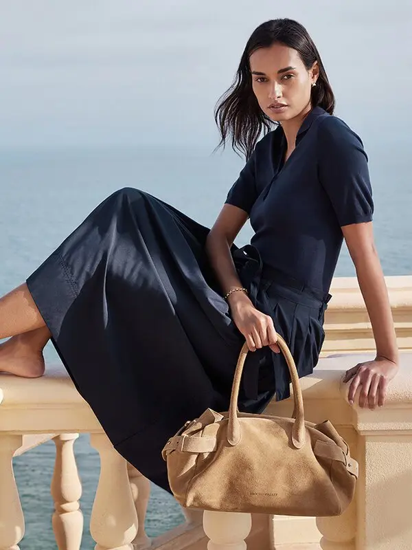Brochu Walker The Isola Dress - Navy