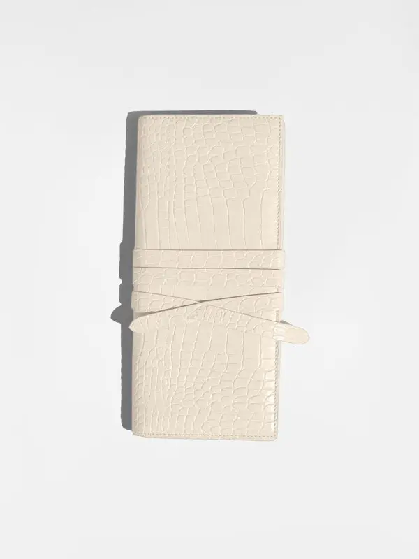 Brochu Walker The Bridle Croco Leather Shoulder Pochette