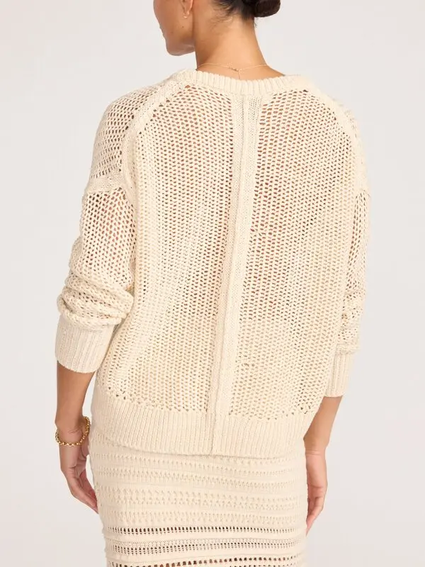 Brochu Walker The Everyday Pointelle Bright Crew