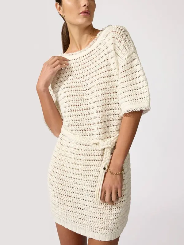 Brochu Walker The Simi Fringe Mini Dress