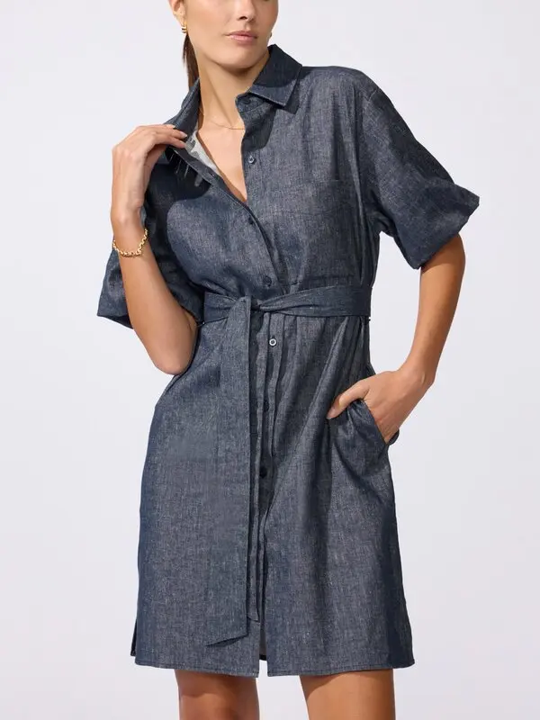 Brochu Walker The Villa Denim Dress - Indigo