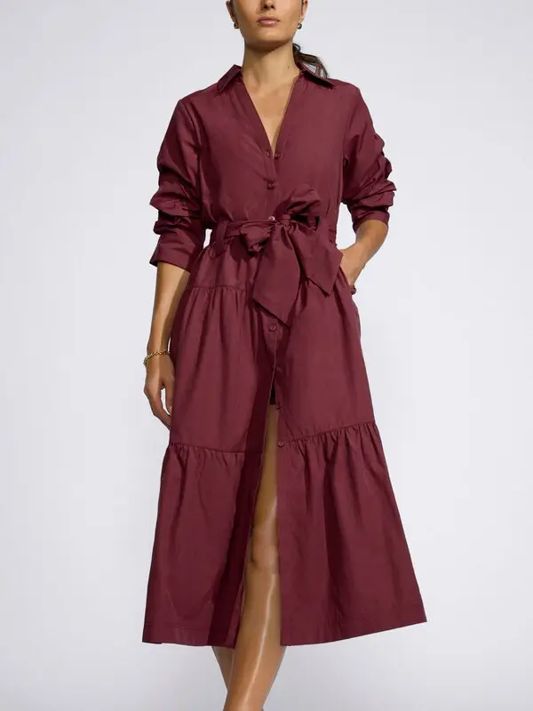 Brochu Walker Midi Shirt Dress - Umbria