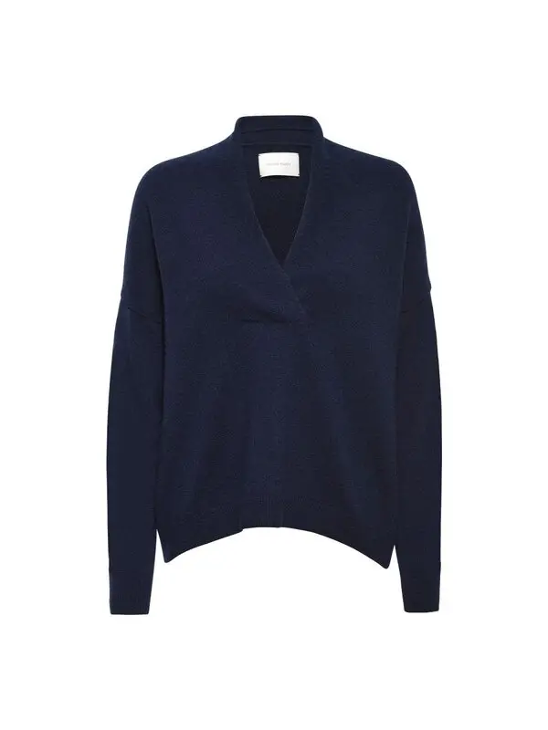 Brochu Walker The Siena Wrap Neck Cashmere Pullover