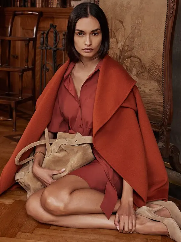 Brochu Walker Finley Wool Coat - Canyon Orange