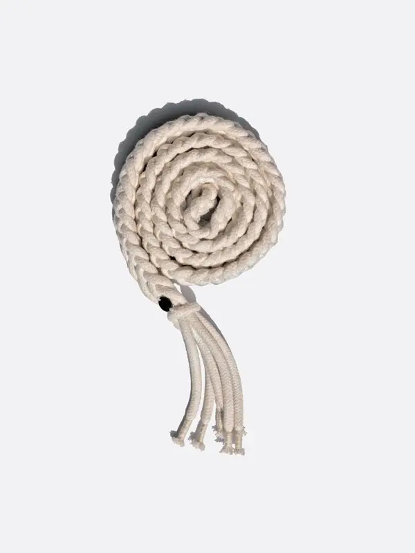 Brochu Walker The Macrame Belt - Natural