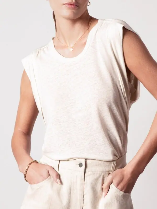 Brochu Walker The Reins Tee - Tallow Beige