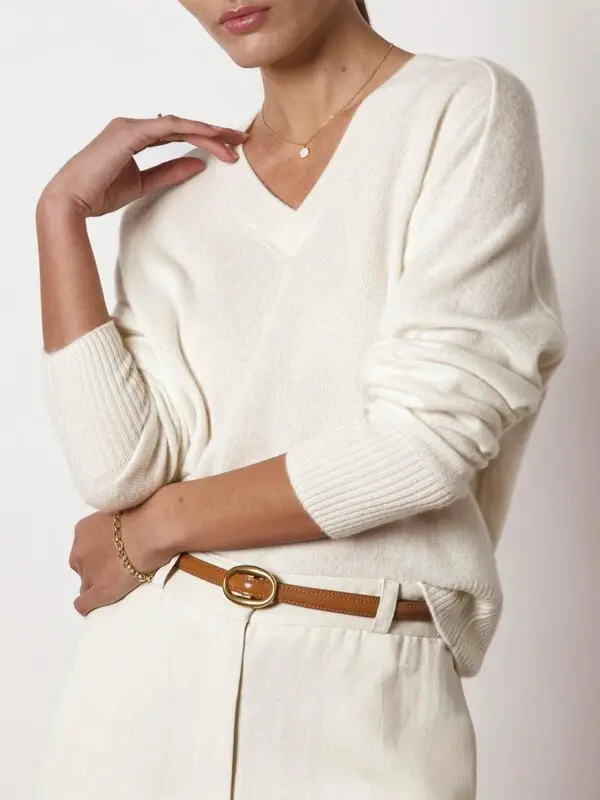 Brochu Walker The Leia Vee Cashmere Sweater