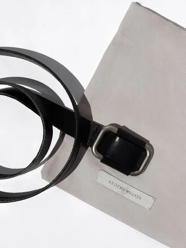 Brochu Walker The Saddle Belt - Black Onyx