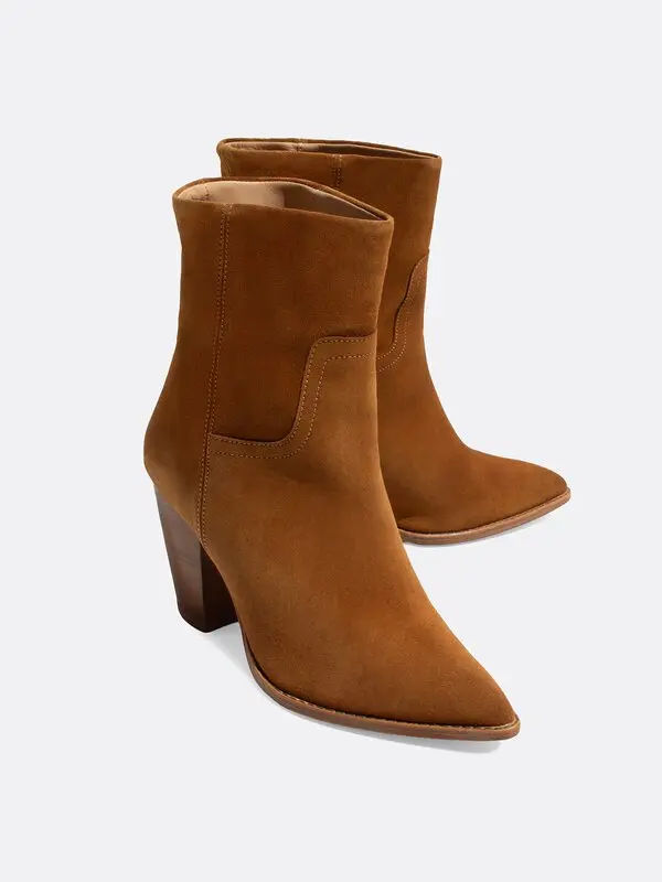 Brochu Walker Marfa Suede Ankle Boot - Whiskey