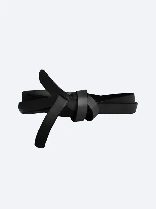 Brochu Walker The Bridle Wrap Belt - Black