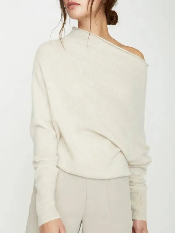 Brochu Walker The Lori Cashmere Off Shoulder