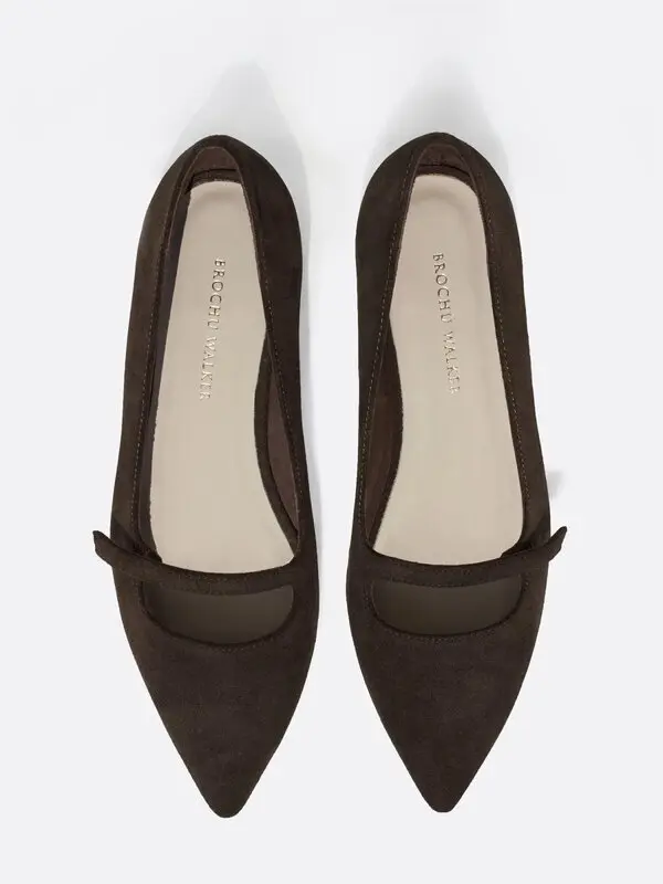 Brochu Walker The Roma Suede Flat