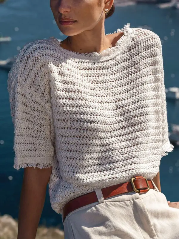 Brochu Walker The Simi Fringe Pullover