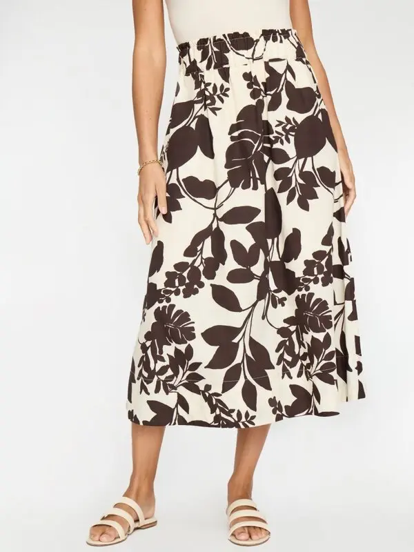 Brochu Walker The Edda Printed Skirt - Java Combo