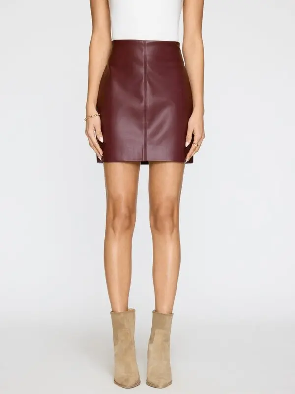 Brochu Walker The Esme Mini Skirt - Barolo