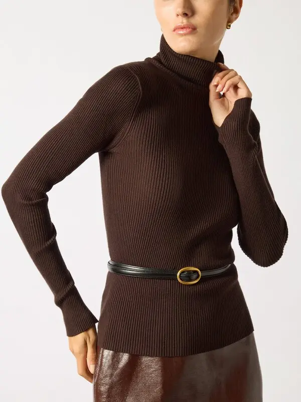 Brochu Walker The Noel Ribbed Turtleneck